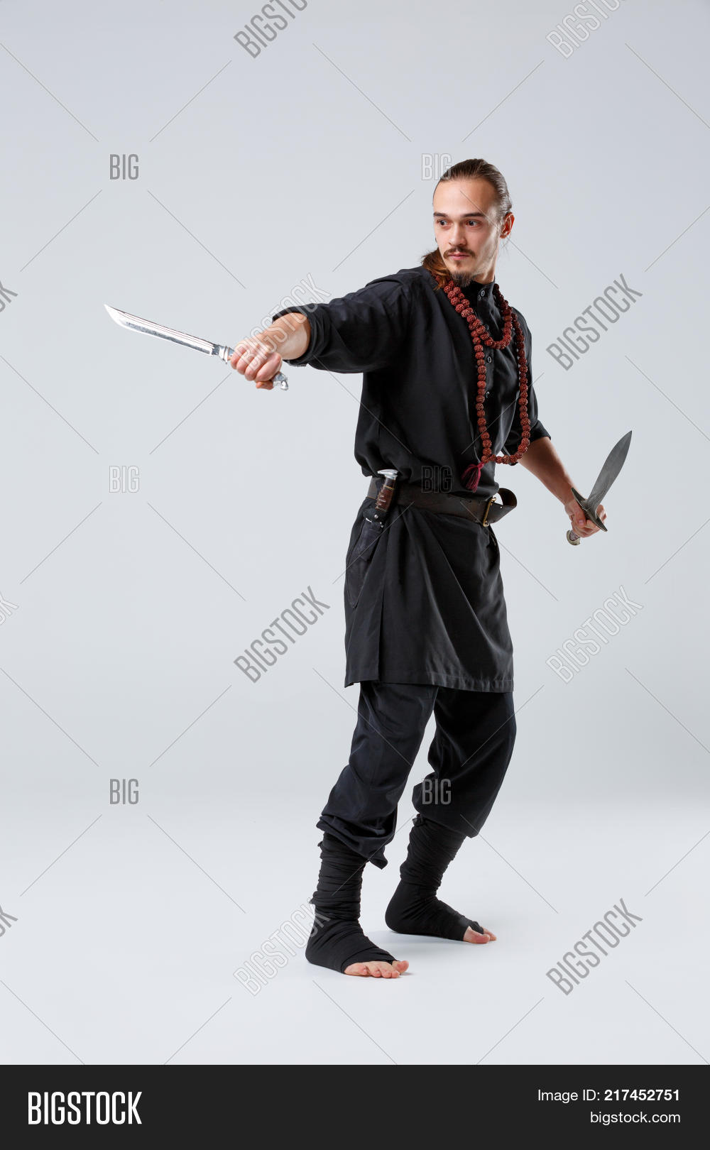 Ninja Man Long Hair Image & Photo (Free Trial) | Bigstock