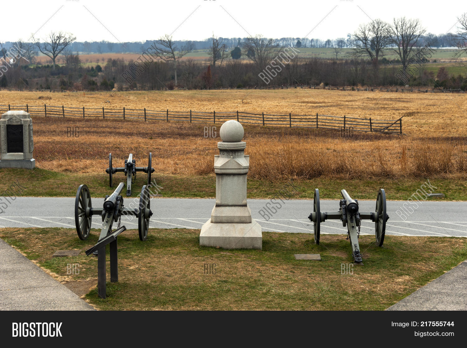 Monuments Gettysburg Image & Photo (Free Trial) | Bigstock
