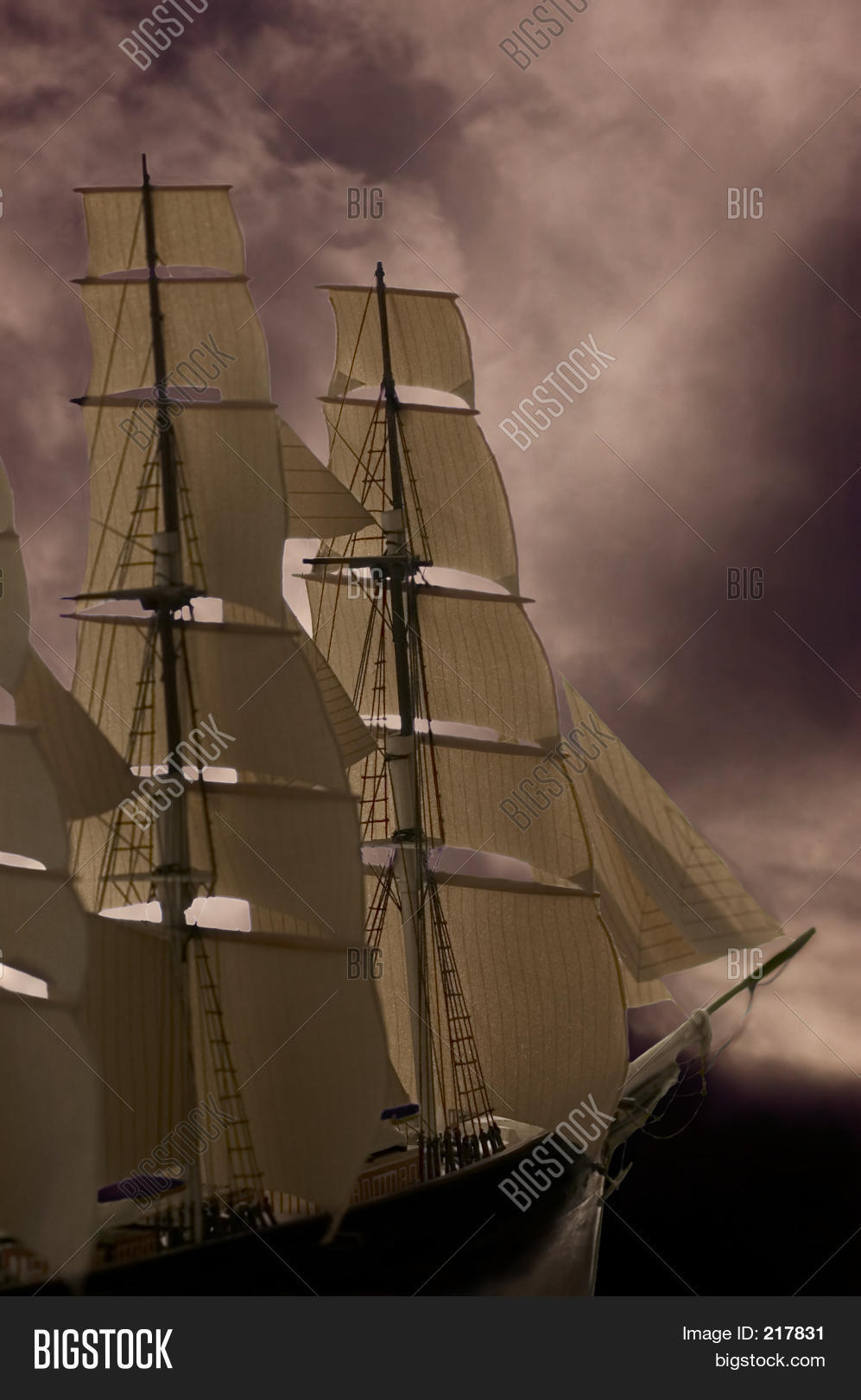 Sailing Into Storm Image & Photo (Free Trial) | Bigstock