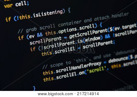 Real Java Script Code Image & Photo (Free Trial) | Bigstock