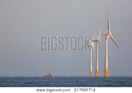 Offshore Wind Farm Image & Photo (Free Trial) | Bigstock