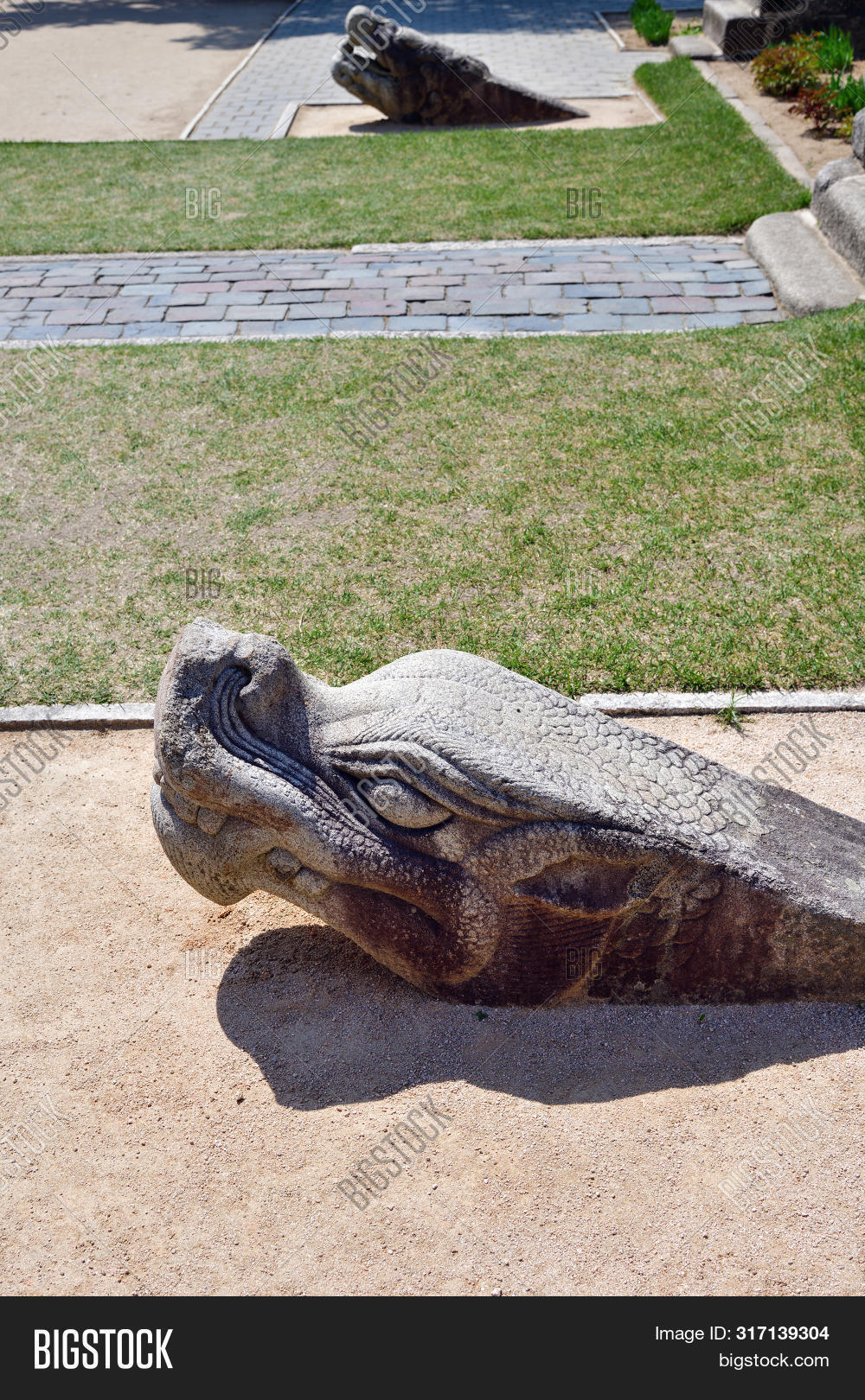 Ancient Stone Dragon Image & Photo (Free Trial) | Bigstock