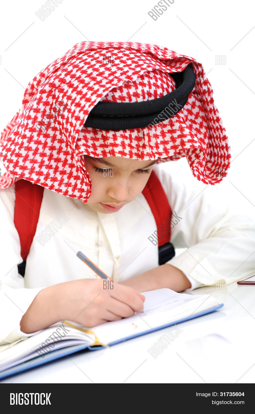 Arabic Kid Writing Image & Photo (Free Trial) | Bigstock