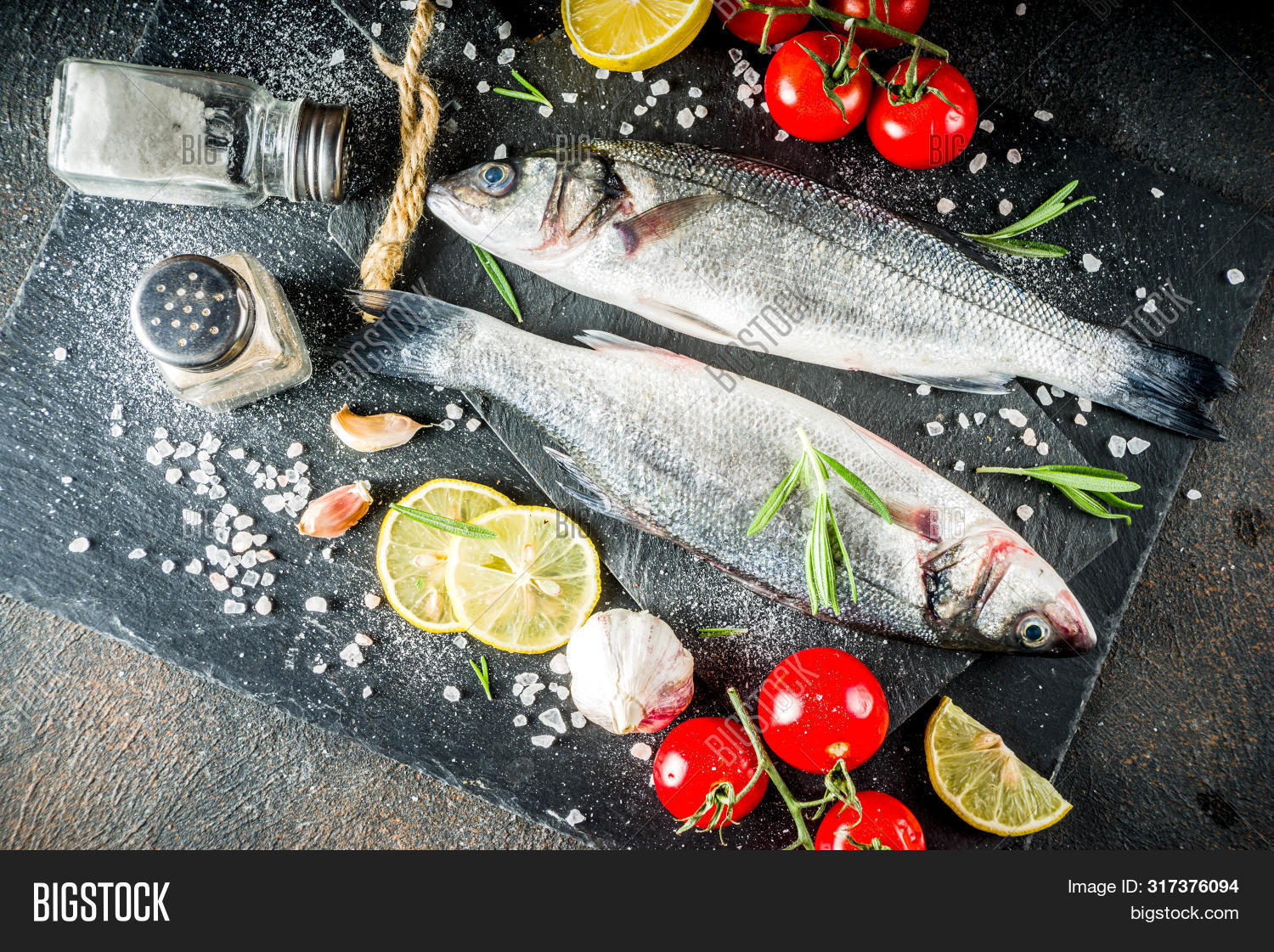 Raw Sea Bass Fish Image & Photo (Free Trial) | Bigstock
