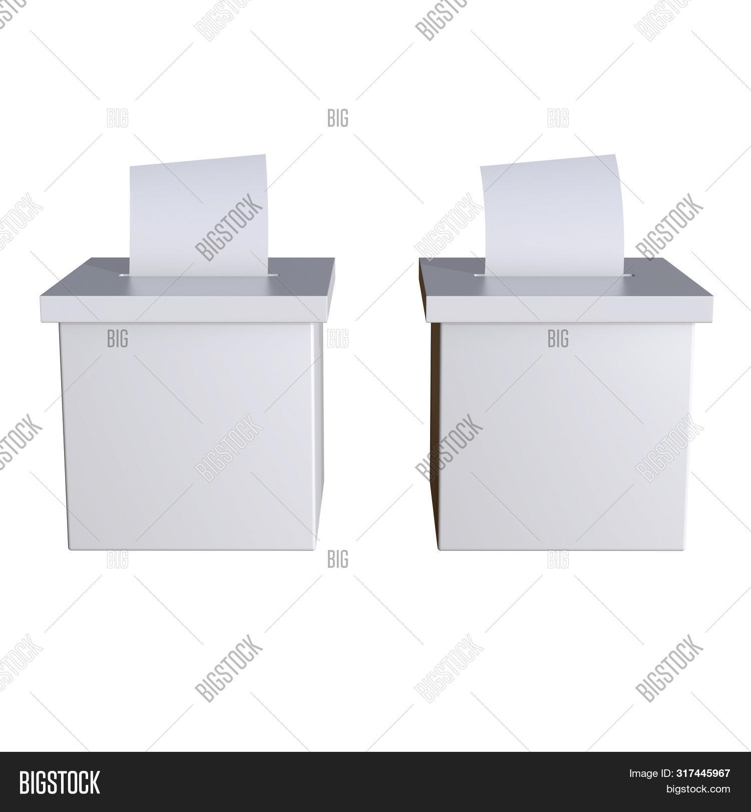 Blank Election Box Image & Photo (Free Trial) | Bigstock