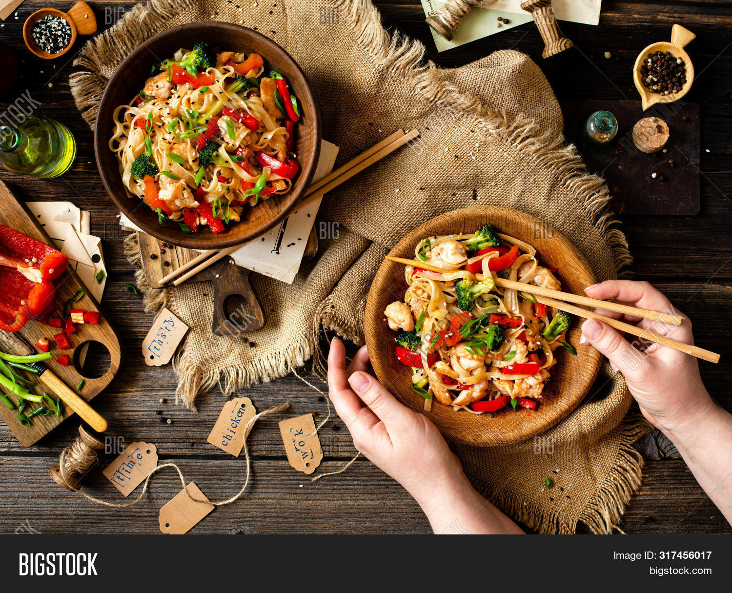 Tasty Wok Noodles Image & Photo (Free Trial) | Bigstock