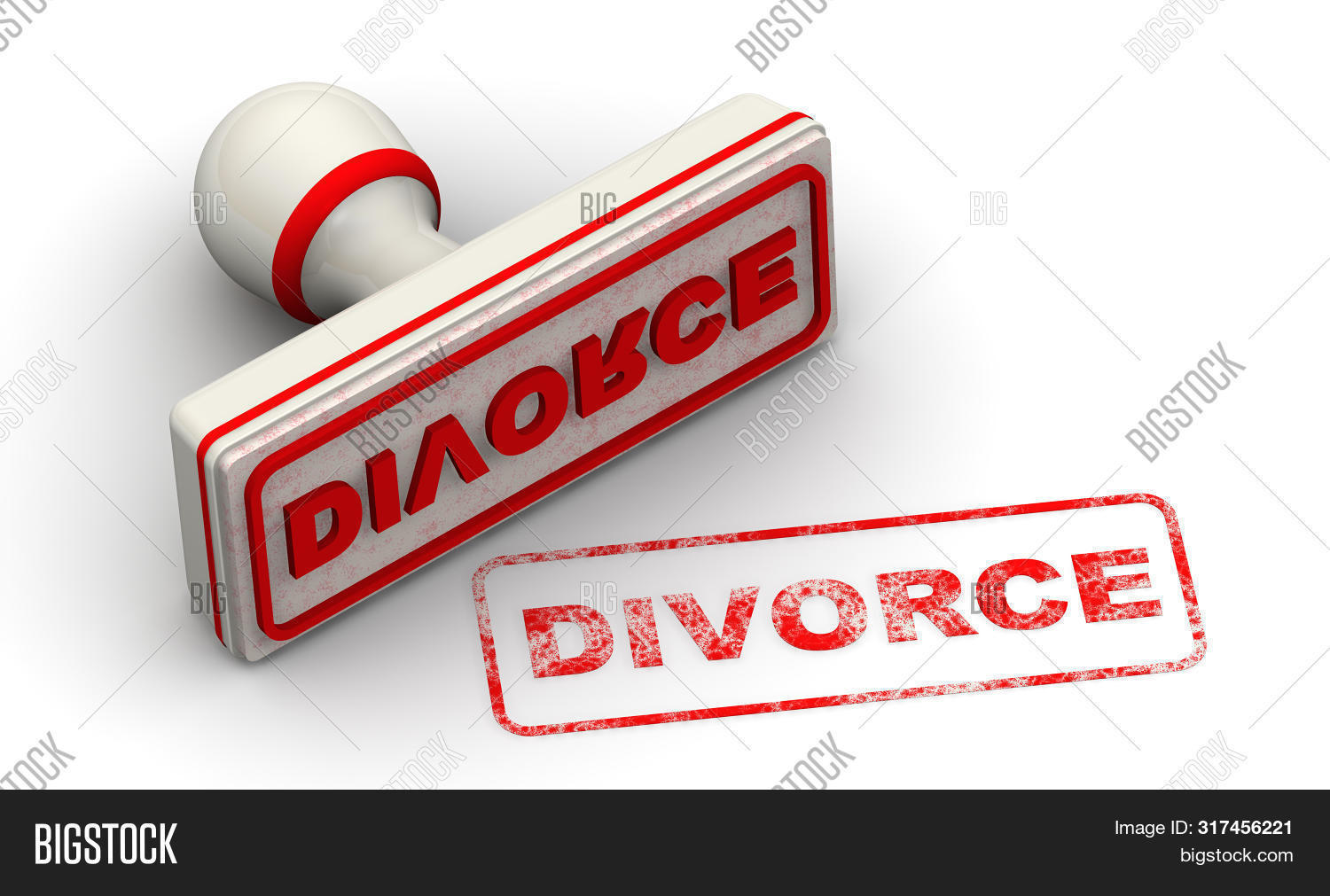 Divorce. Seal Imprint Image & Photo (Free Trial) | Bigstock