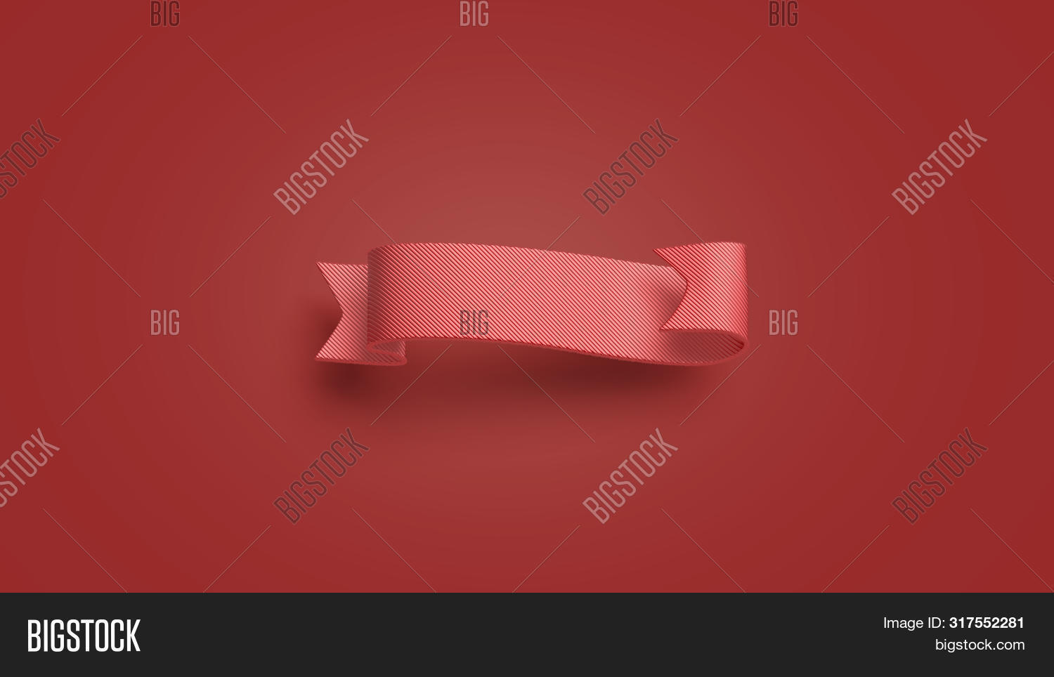 Blank Red Banderole Image & Photo (Free Trial) | Bigstock