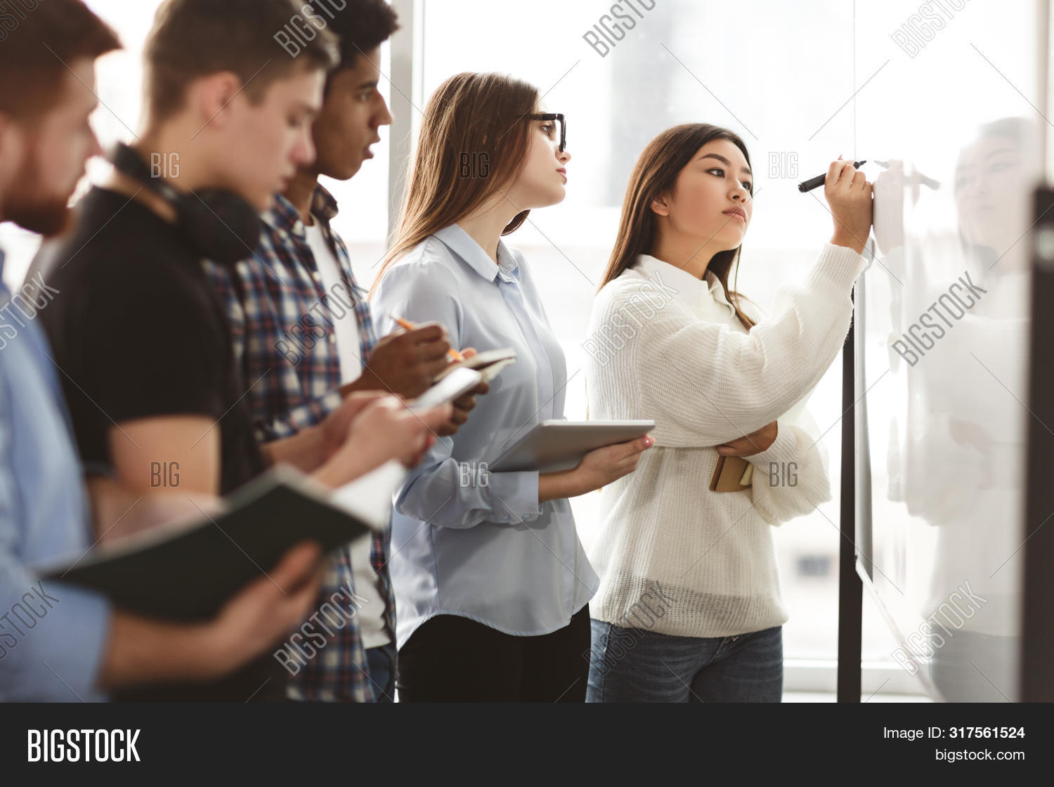 Female Student Writing Image & Photo (Free Trial) | Bigstock