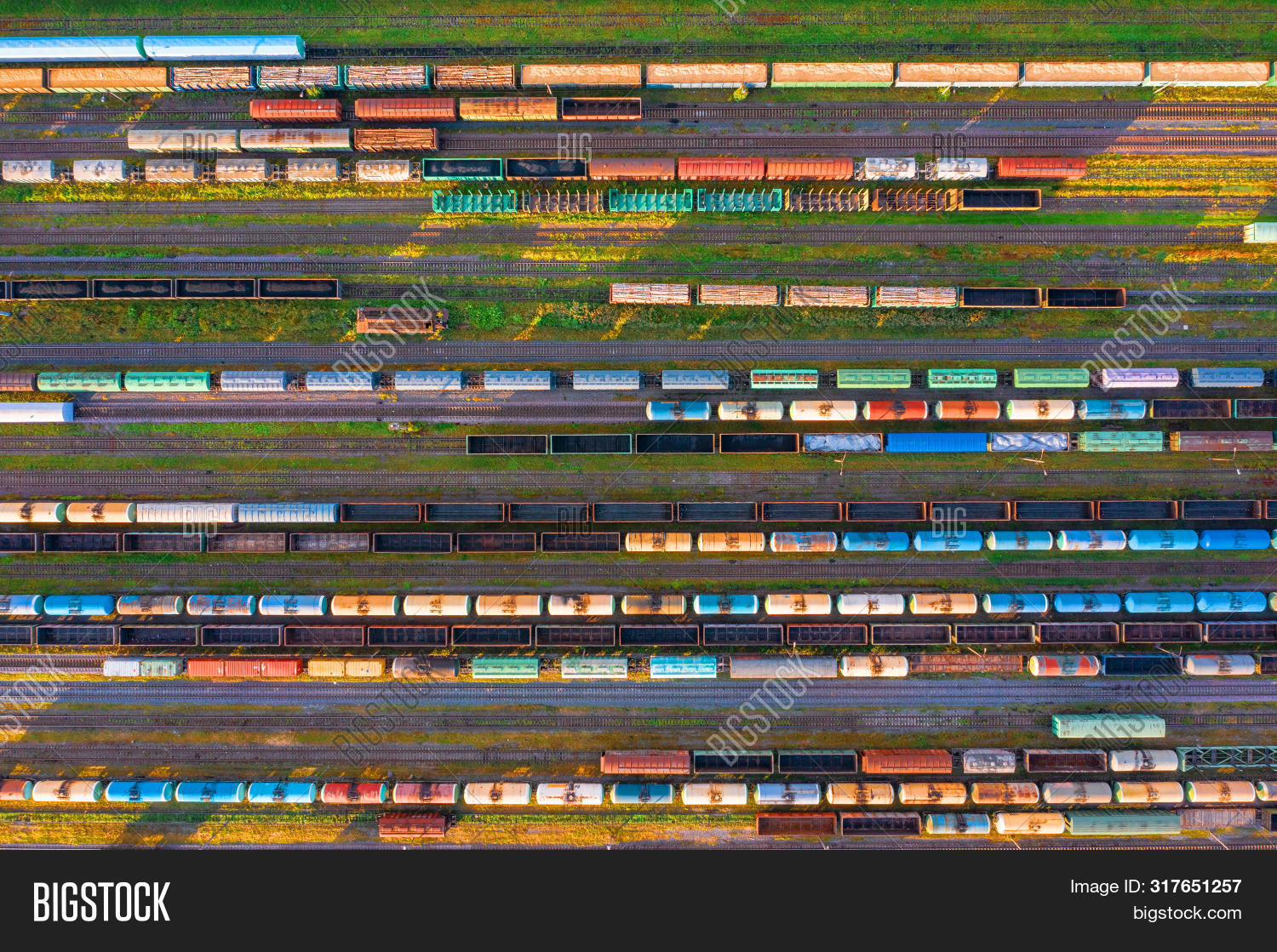 Aerial View Rail Image & Photo (Free Trial) | Bigstock