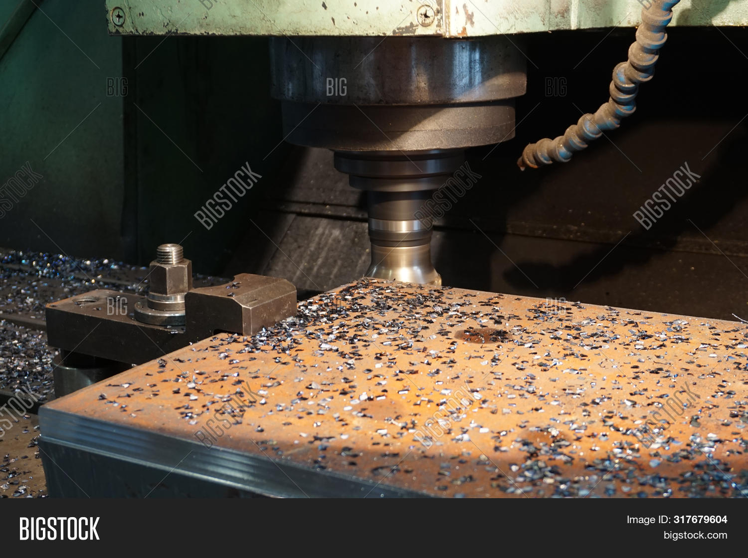 Milling Metal Plate On Image & Photo (Free Trial) | Bigstock