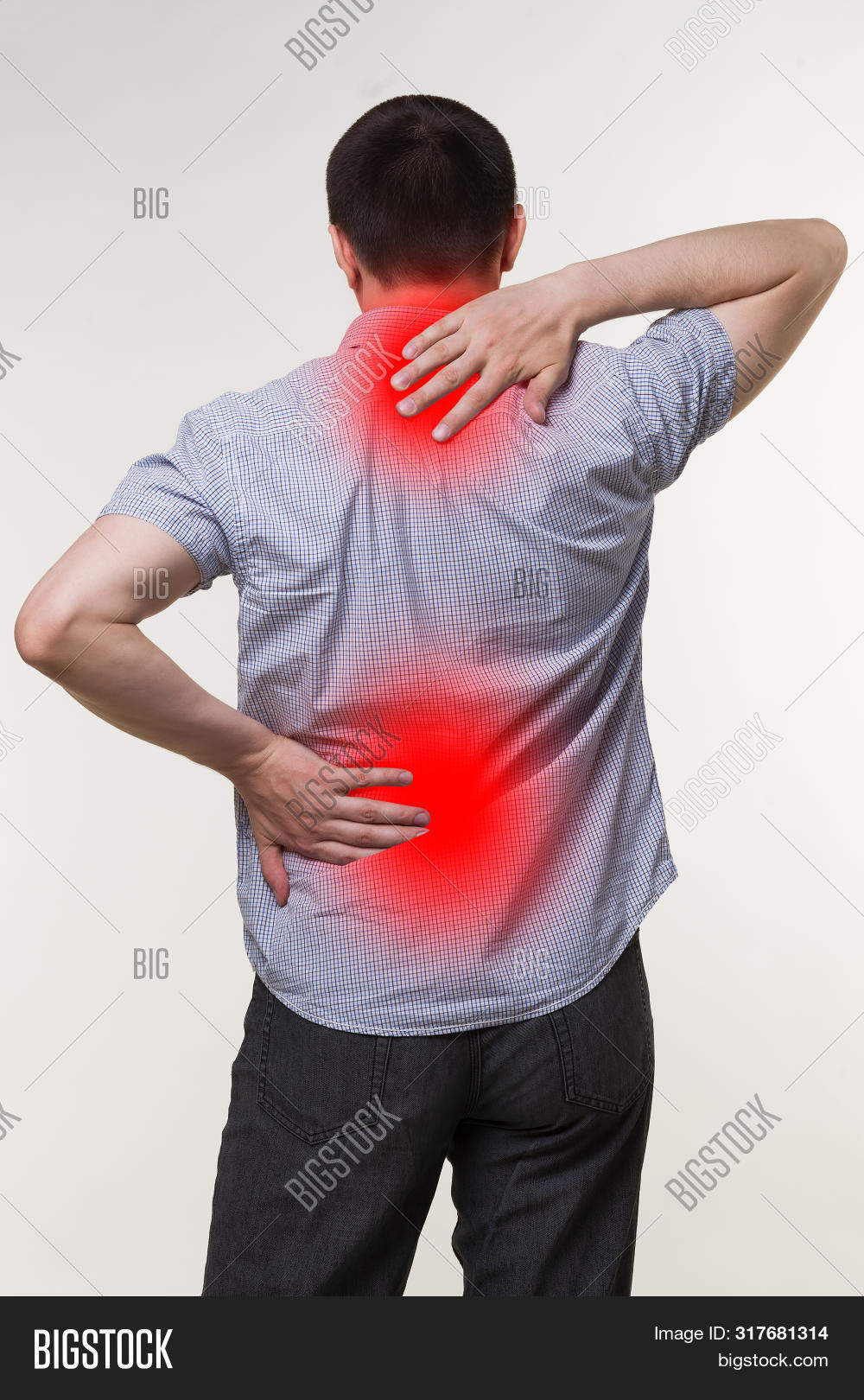 Pain Male Body, Man Image & Photo (Free Trial) | Bigstock