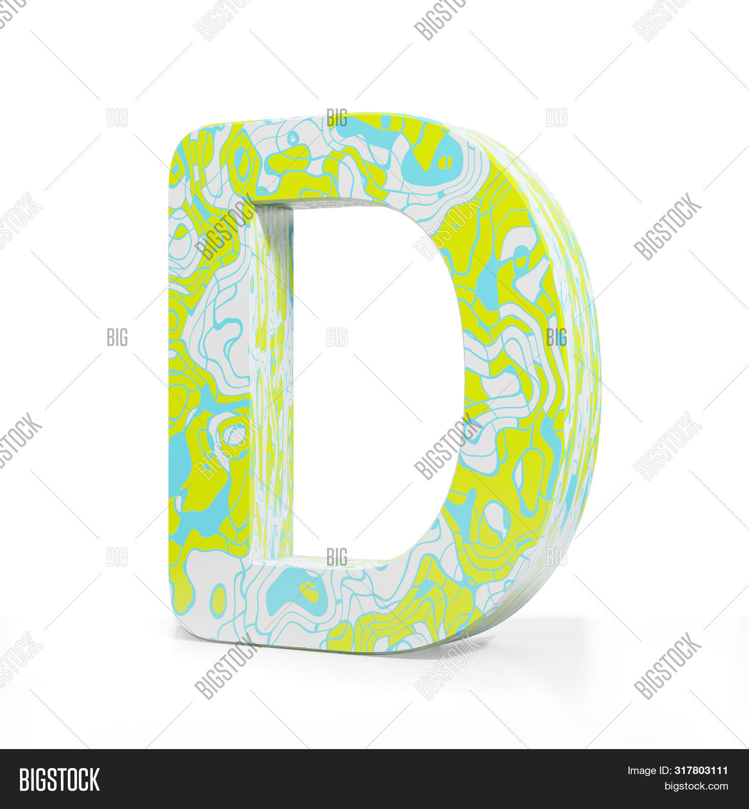 3d Rendering Letter D Image & Photo (Free Trial) | Bigstock