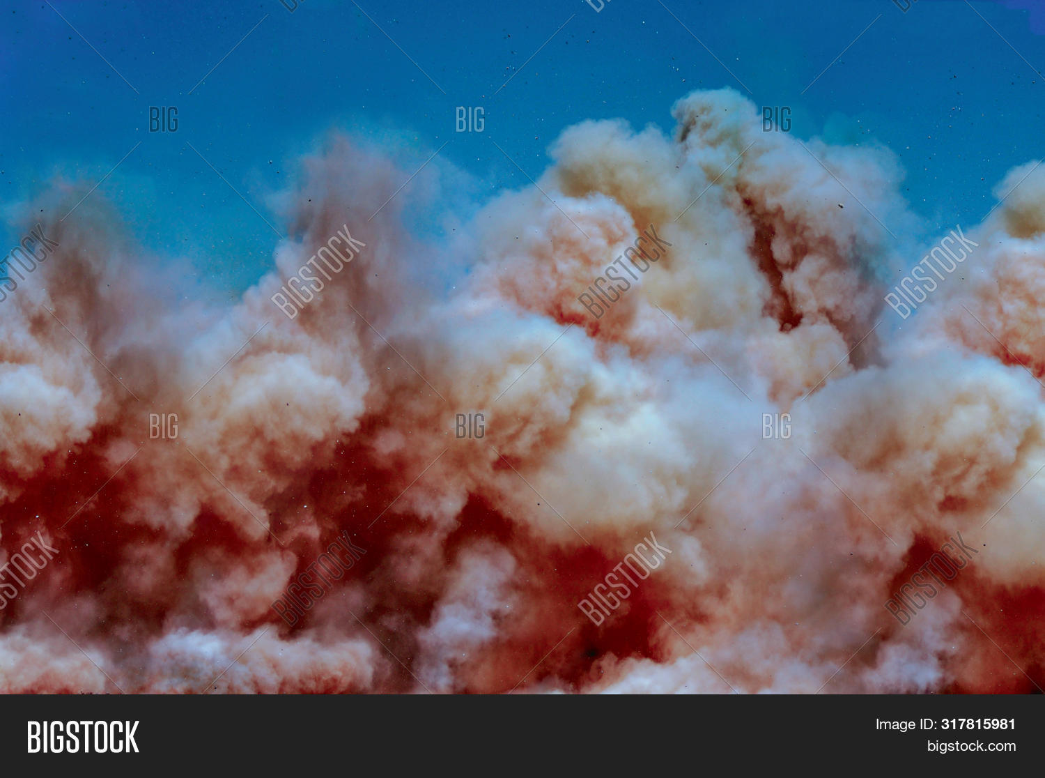 Fire Dust Clouds After Image & Photo (Free Trial) | Bigstock
