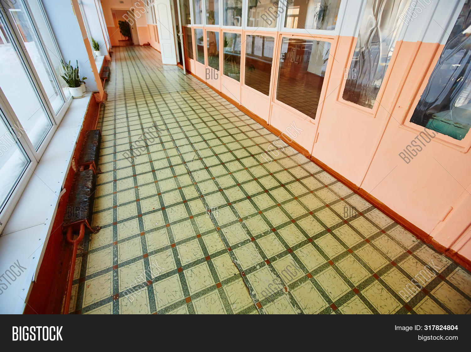 Old Corridor Inside Image & Photo (Free Trial) | Bigstock