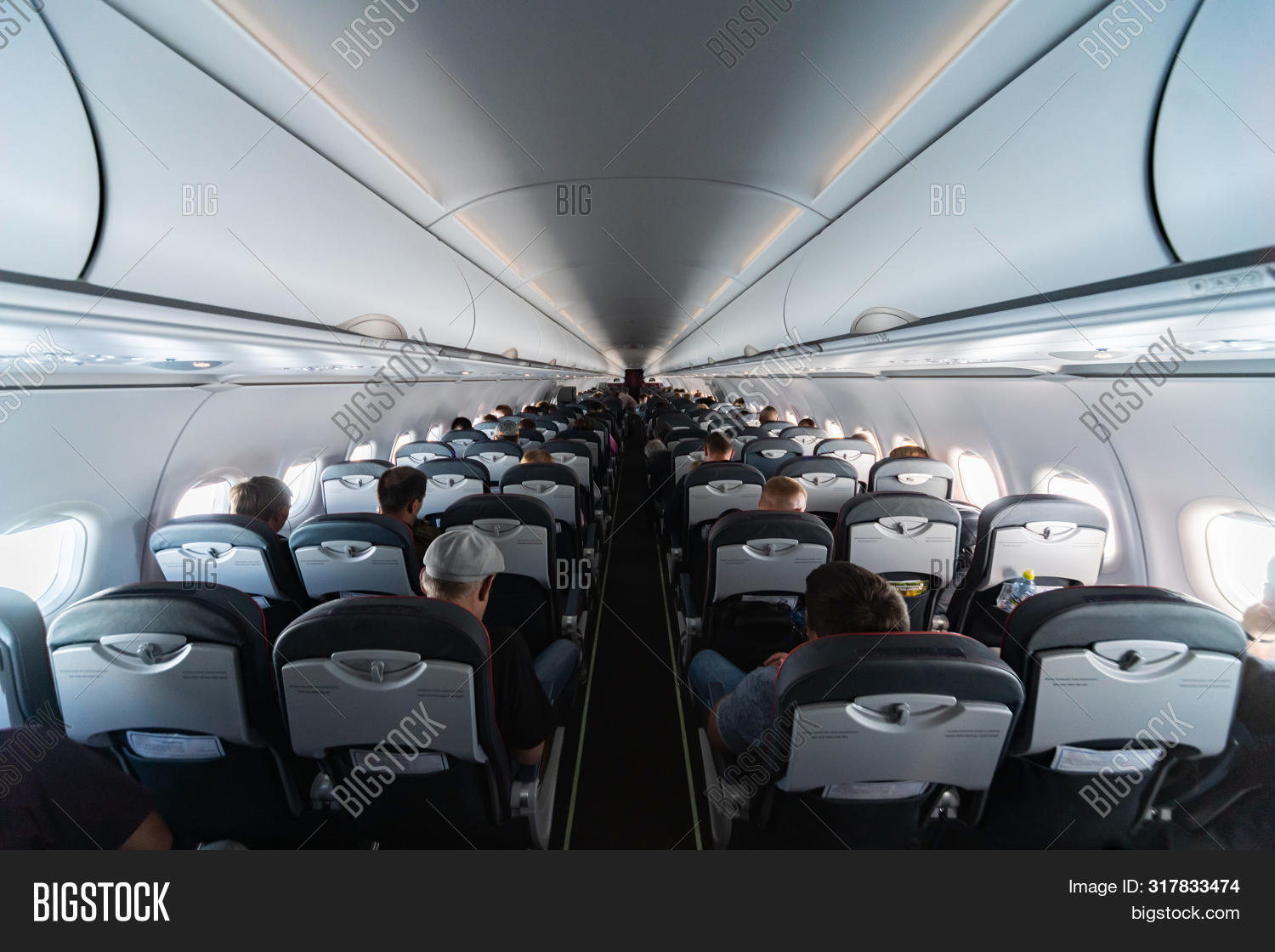 Airplane Cabin Seats Image & Photo (Free Trial) | Bigstock
