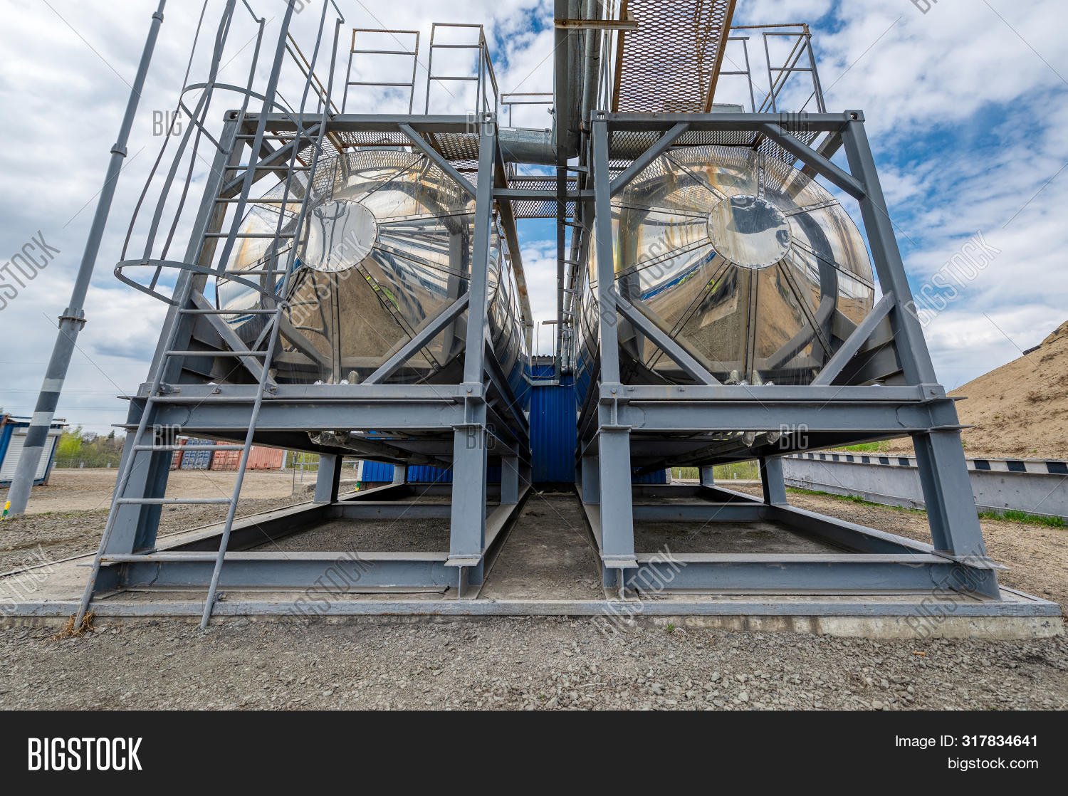 Street Tanks Storing Image & Photo (Free Trial) | Bigstock