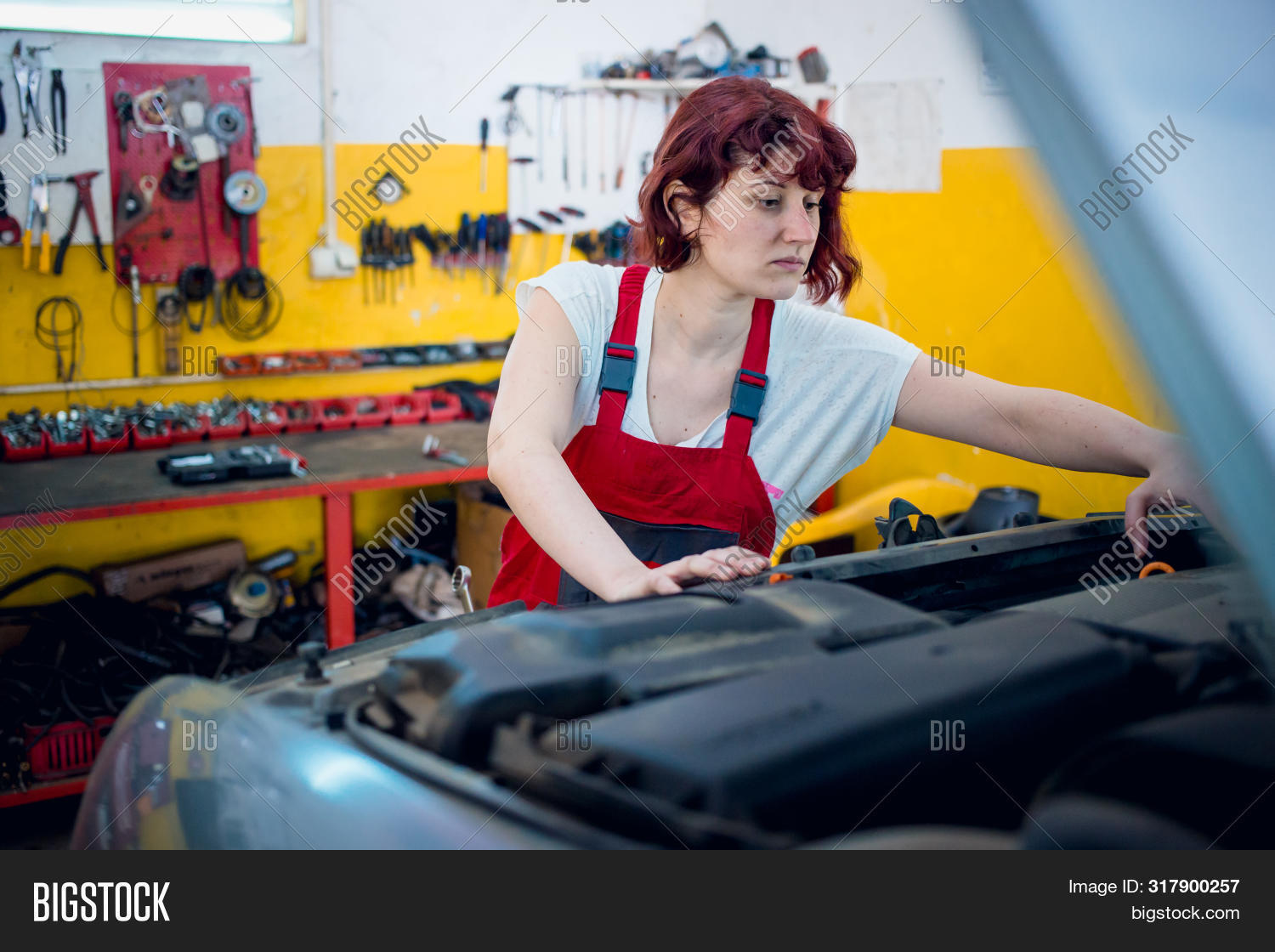 Cute, Female Mechanic Image & Photo (Free Trial) | Bigstock
