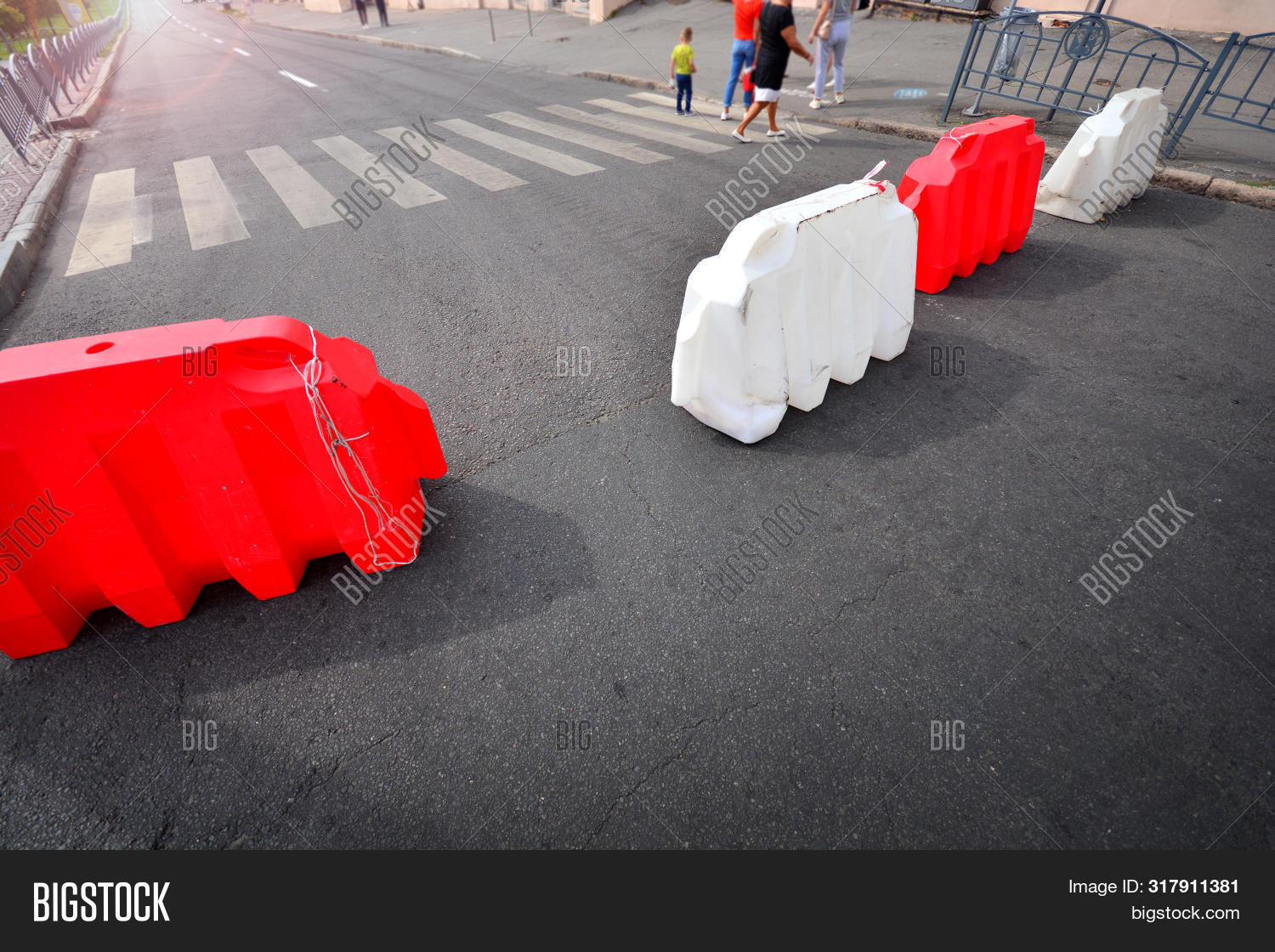 Blocked Road Blocks Image & Photo (Free Trial) | Bigstock
