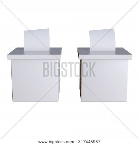 Blank Election Box Image & Photo (Free Trial) | Bigstock