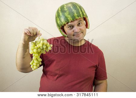 Man Wearing Watermelon Image & Photo (Free Trial) | Bigstock