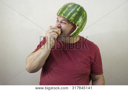 Man Wearing Watermelon Image & Photo (Free Trial) | Bigstock