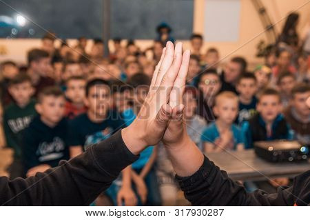 Kids Comparing Hand Image & Photo (Free Trial) | Bigstock