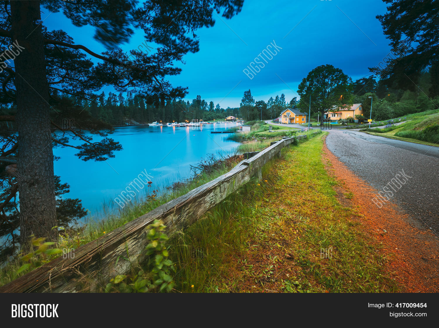 Sweden. Road Beautiful Image & Photo (Free Trial) | Bigstock