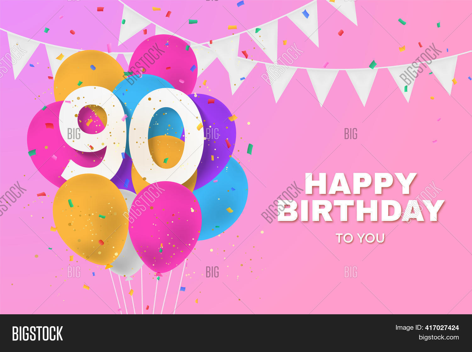 Happy 90th Birthday Image & Photo (Free Trial) | Bigstock