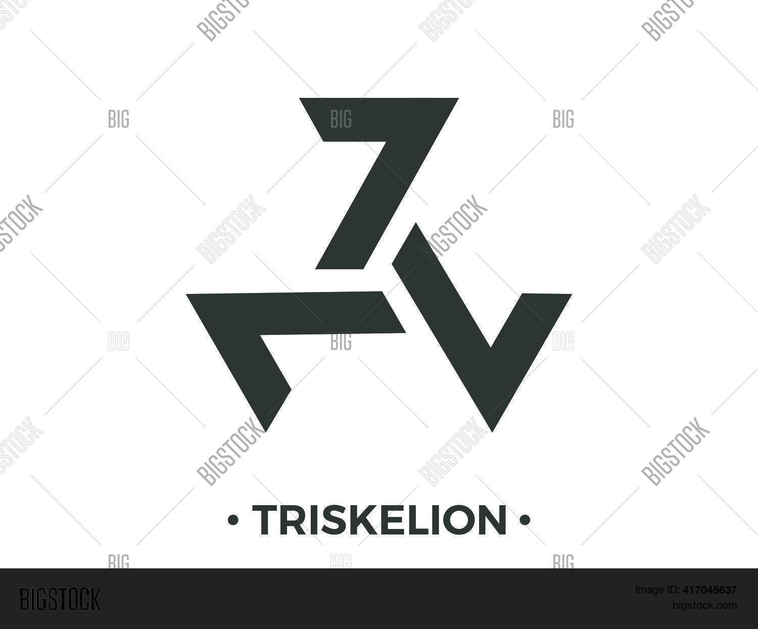 Triskelion Celtic Vector & Photo (Free Trial) | Bigstock