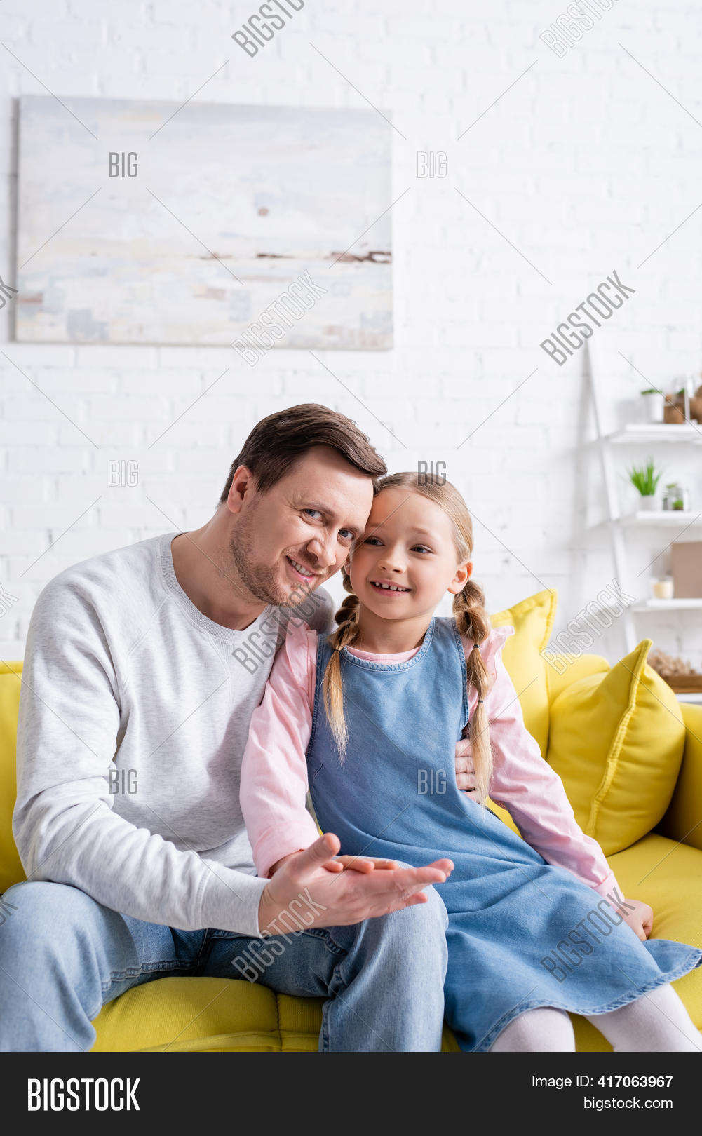 Happy Child Touching Image & Photo (Free Trial) | Bigstock