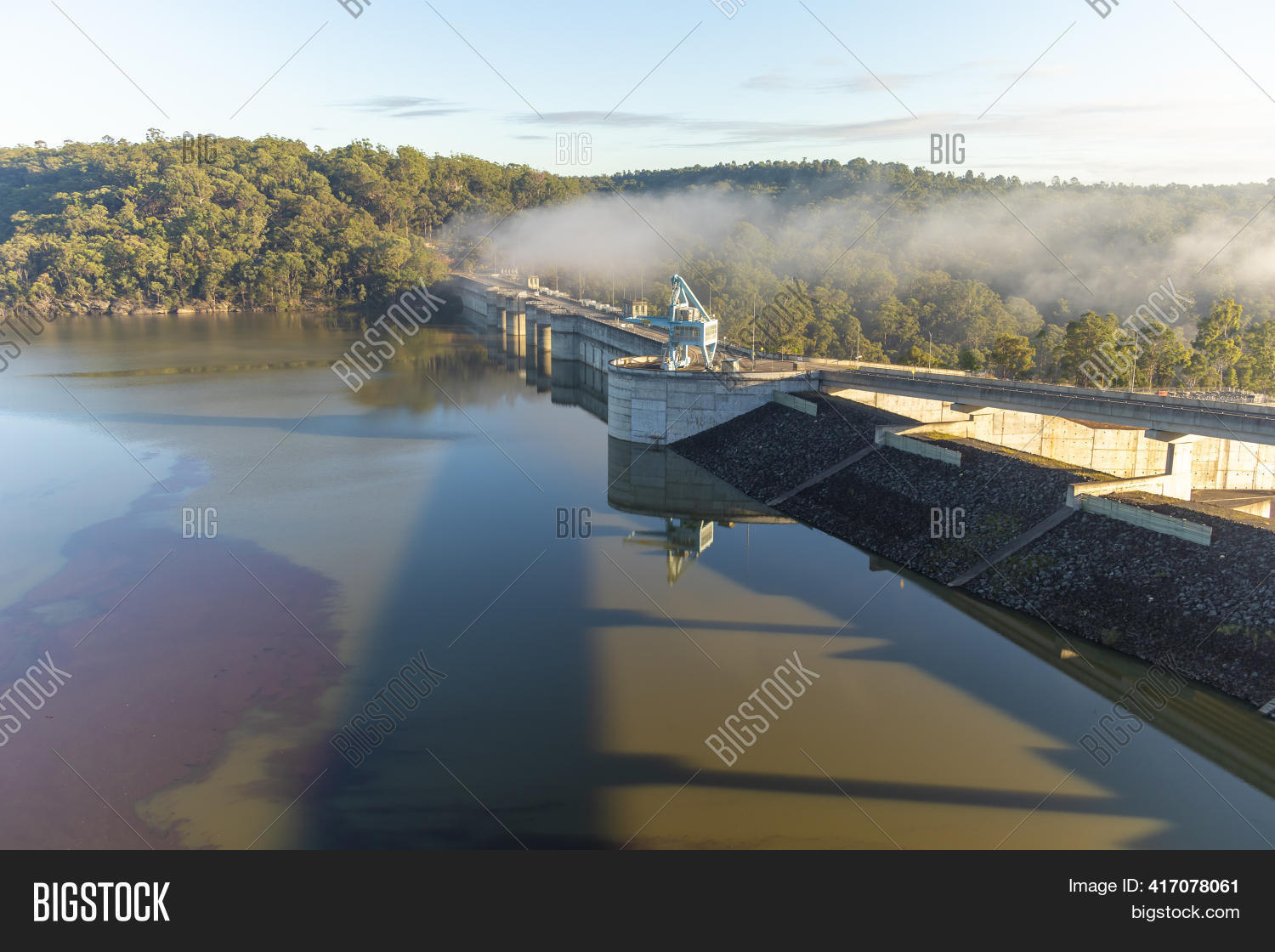 Dam Wall Flood Gates Image & Photo (Free Trial) | Bigstock