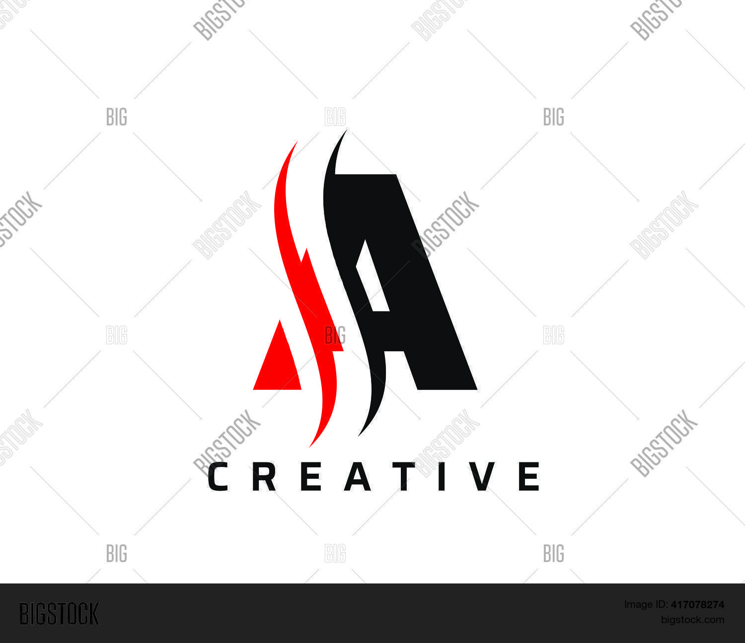 Letter Swoosh Logo Vector & Photo (Free Trial) | Bigstock