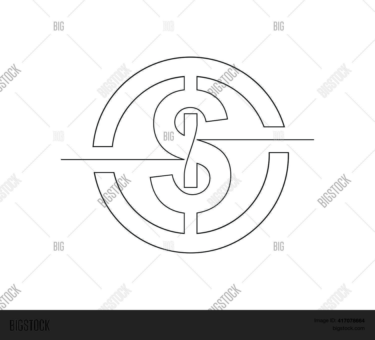 Continuous Line Vector & Photo (Free Trial) | Bigstock