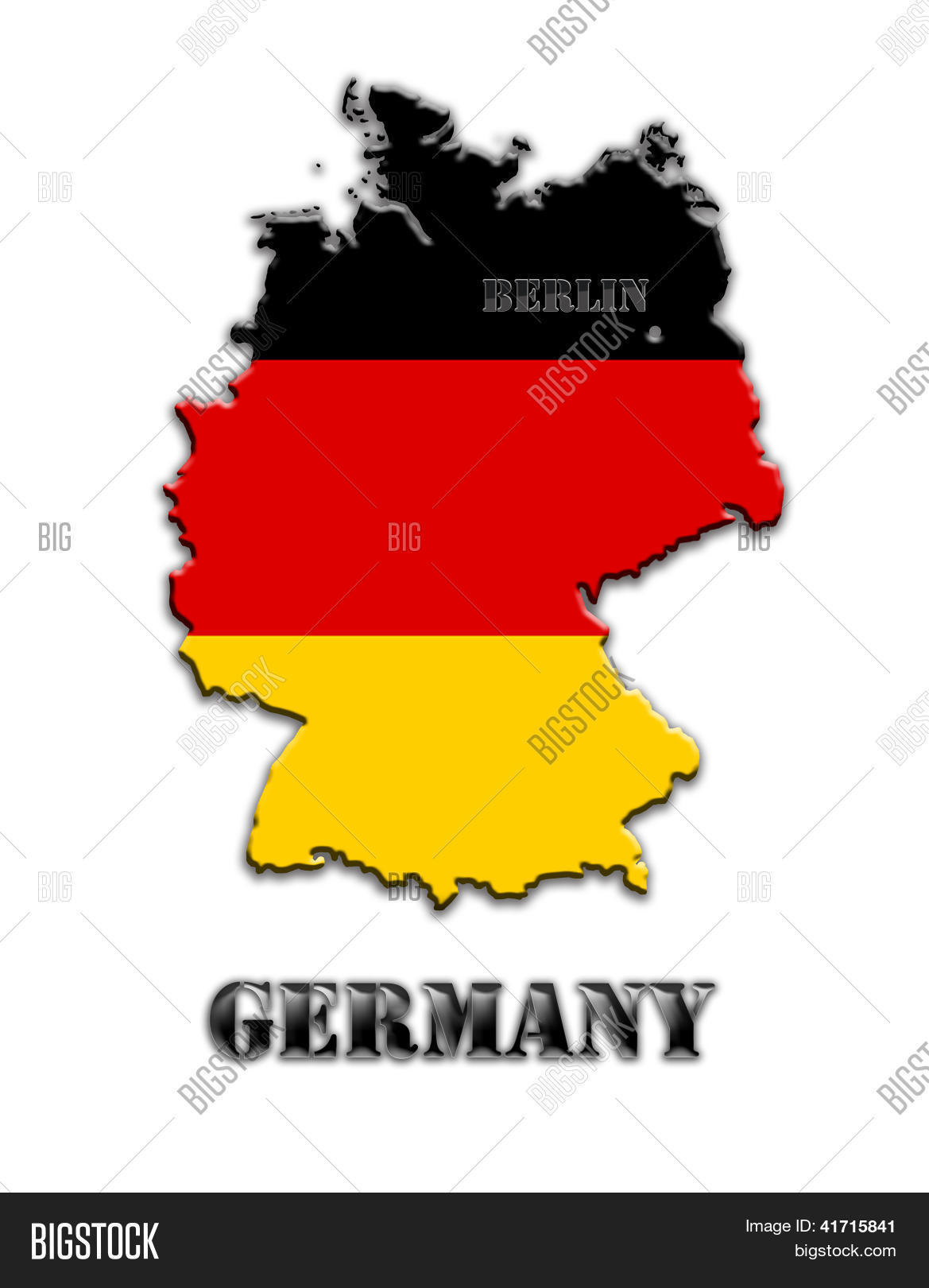 Map Germany Under Image & Photo (Free Trial) | Bigstock
