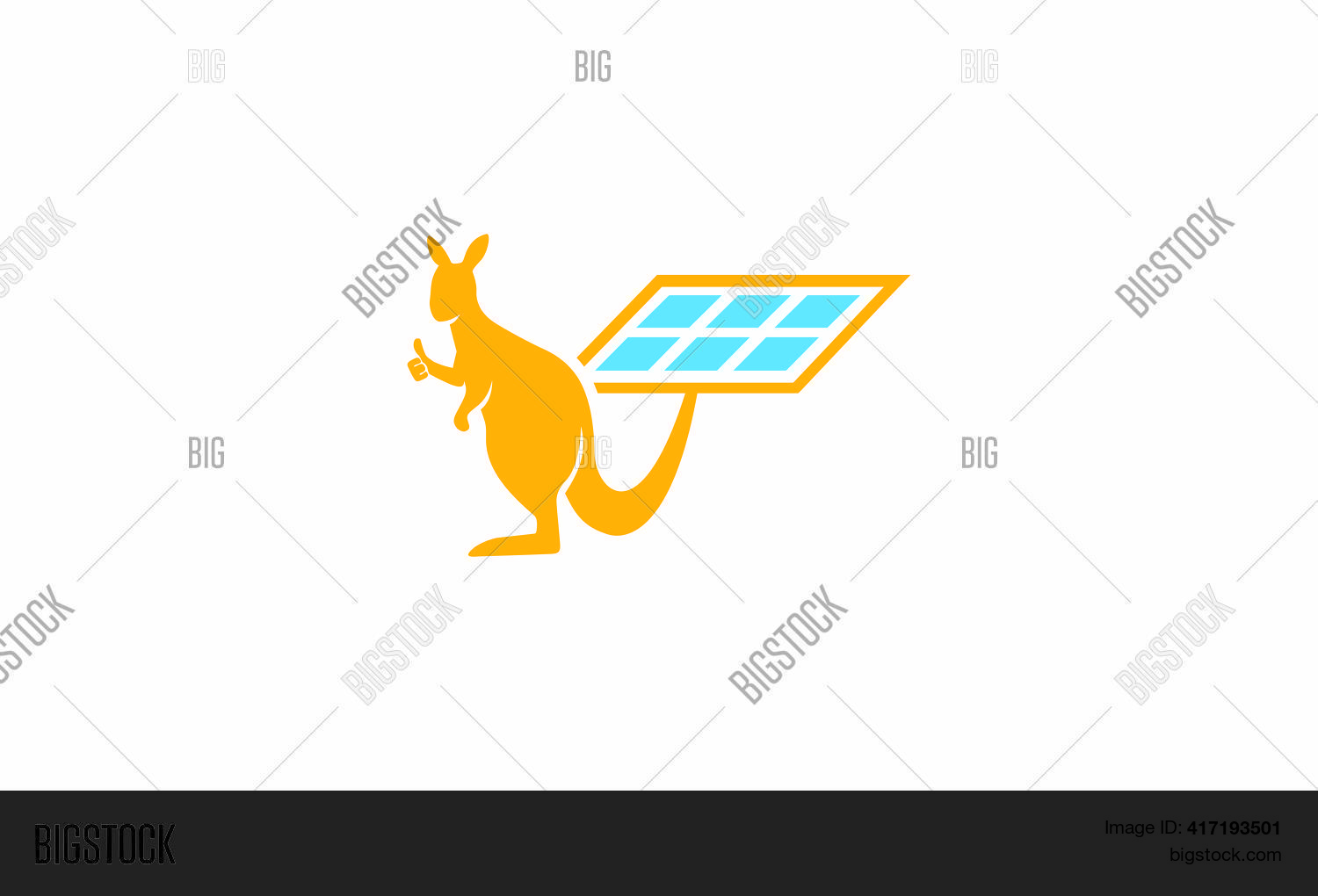 Solar Cell Kangaroo Vector & Photo (Free Trial) | Bigstock