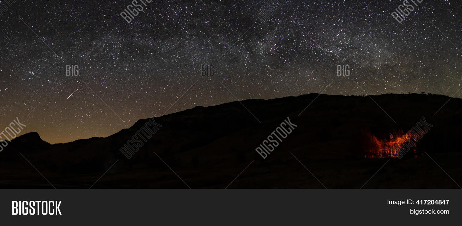 Veiw Milky Way Over Image & Photo (Free Trial) | Bigstock