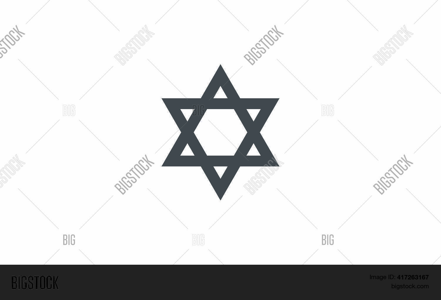 Judaism Icon Symbol Vector & Photo (Free Trial) | Bigstock