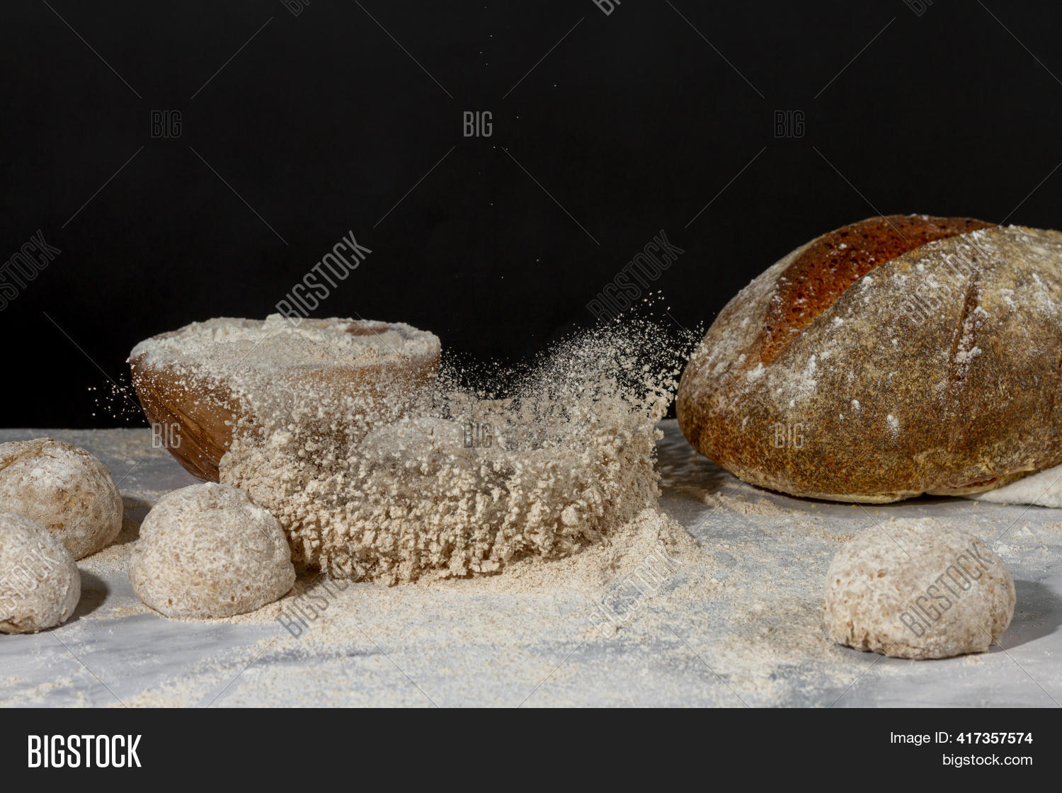 Bread Loaf Splash On Image & Photo (Free Trial) | Bigstock