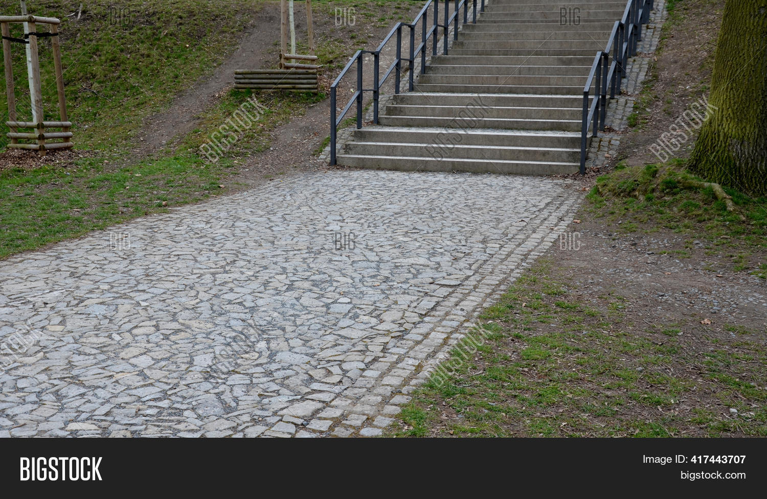 Wide Walkway Park Image & Photo (Free Trial) | Bigstock