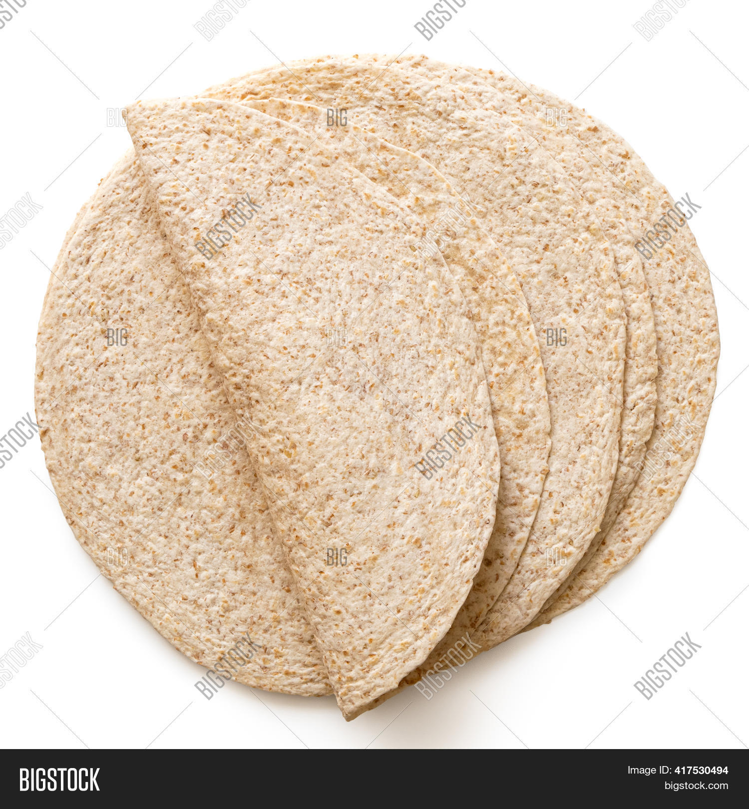 Folded Tortilla On Top Image & Photo (Free Trial) | Bigstock