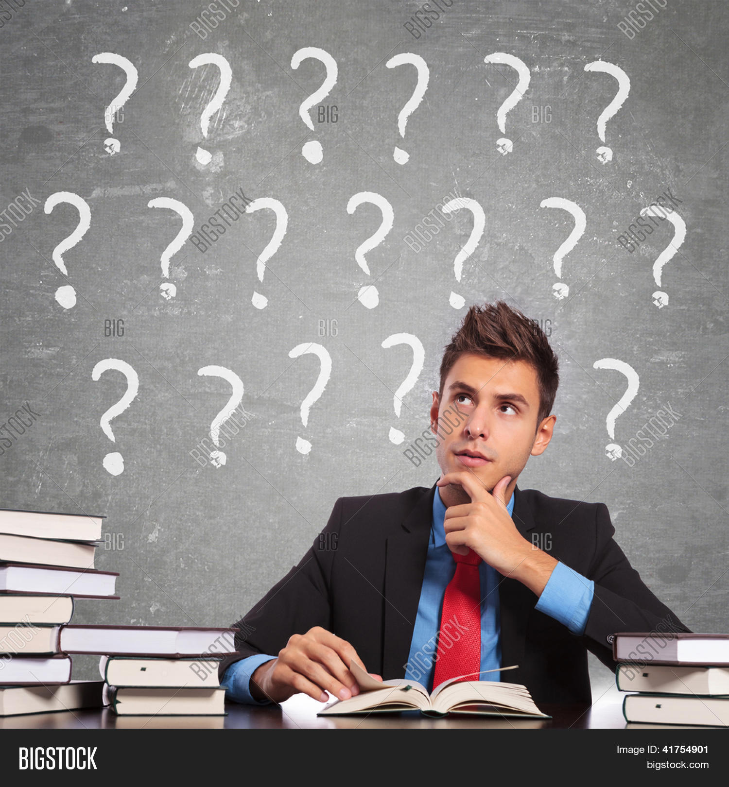 Confused Young Student Image & Photo (Free Trial) | Bigstock