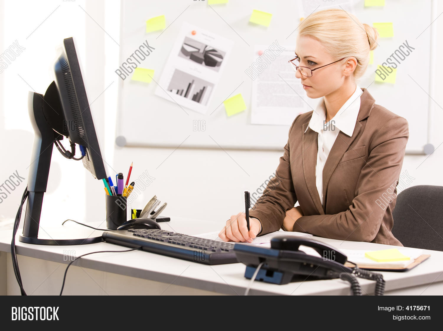 Secretary Working Image & Photo (Free Trial) | Bigstock