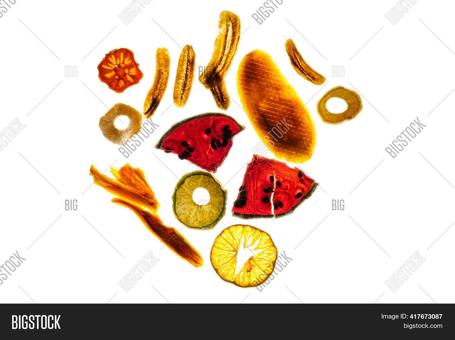 Dried Fruit On White Image & Photo (Free Trial) | Bigstock