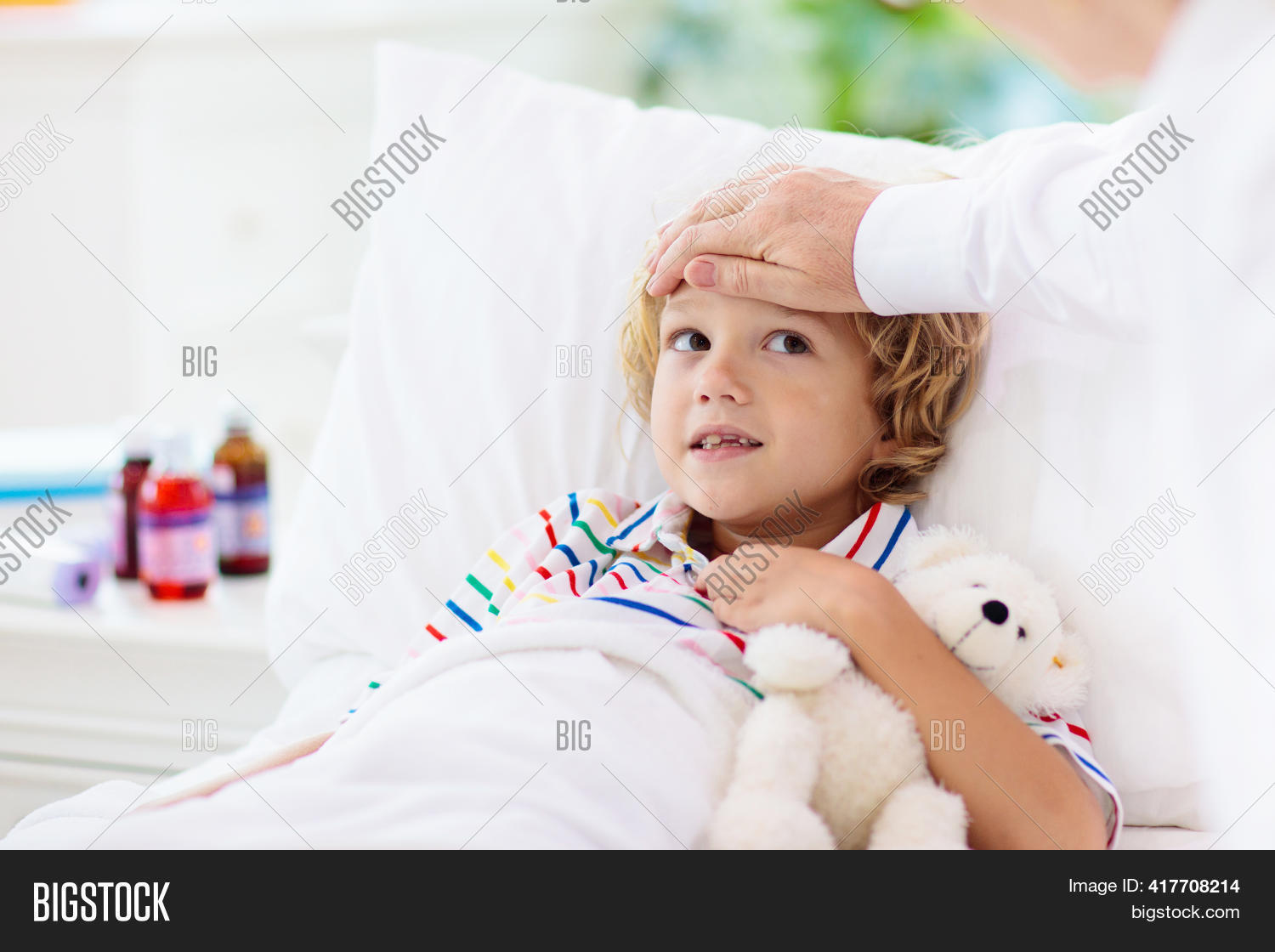 Sick Little Boy Image & Photo (Free Trial) | Bigstock