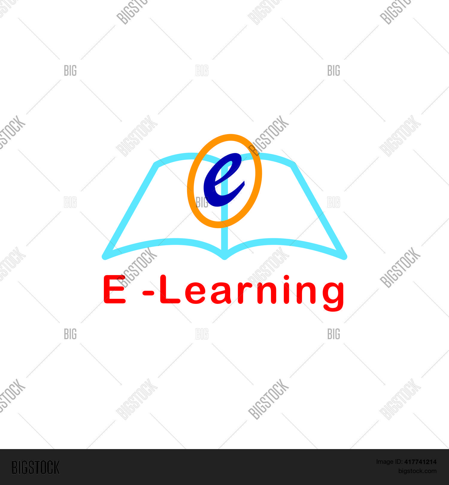 E Learning Vector Vector & Photo (Free Trial) | Bigstock