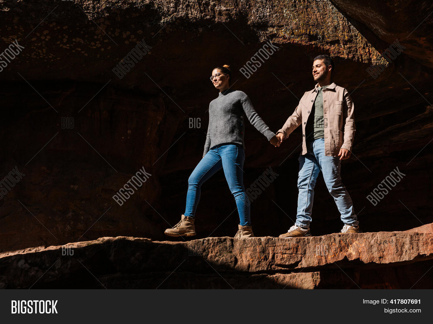 Couple Walks Hand Hand Image & Photo (Free Trial) | Bigstock