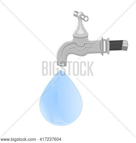 Water Tap Falling Vector & Photo (Free Trial) | Bigstock