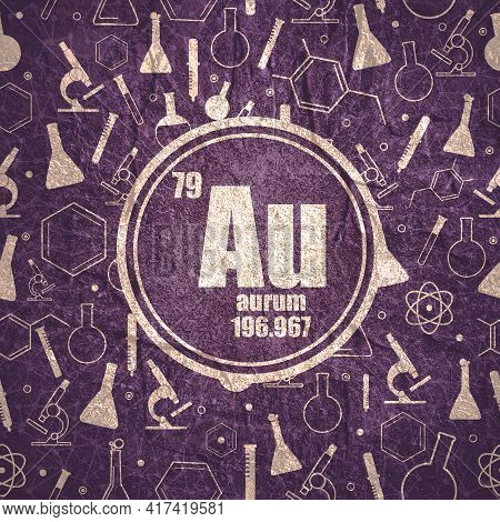 Aurum Chemical Element Image & Photo (Free Trial) | Bigstock