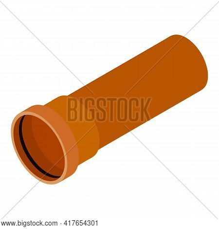 Plastic Pipe Icon. Vector & Photo (Free Trial) | Bigstock